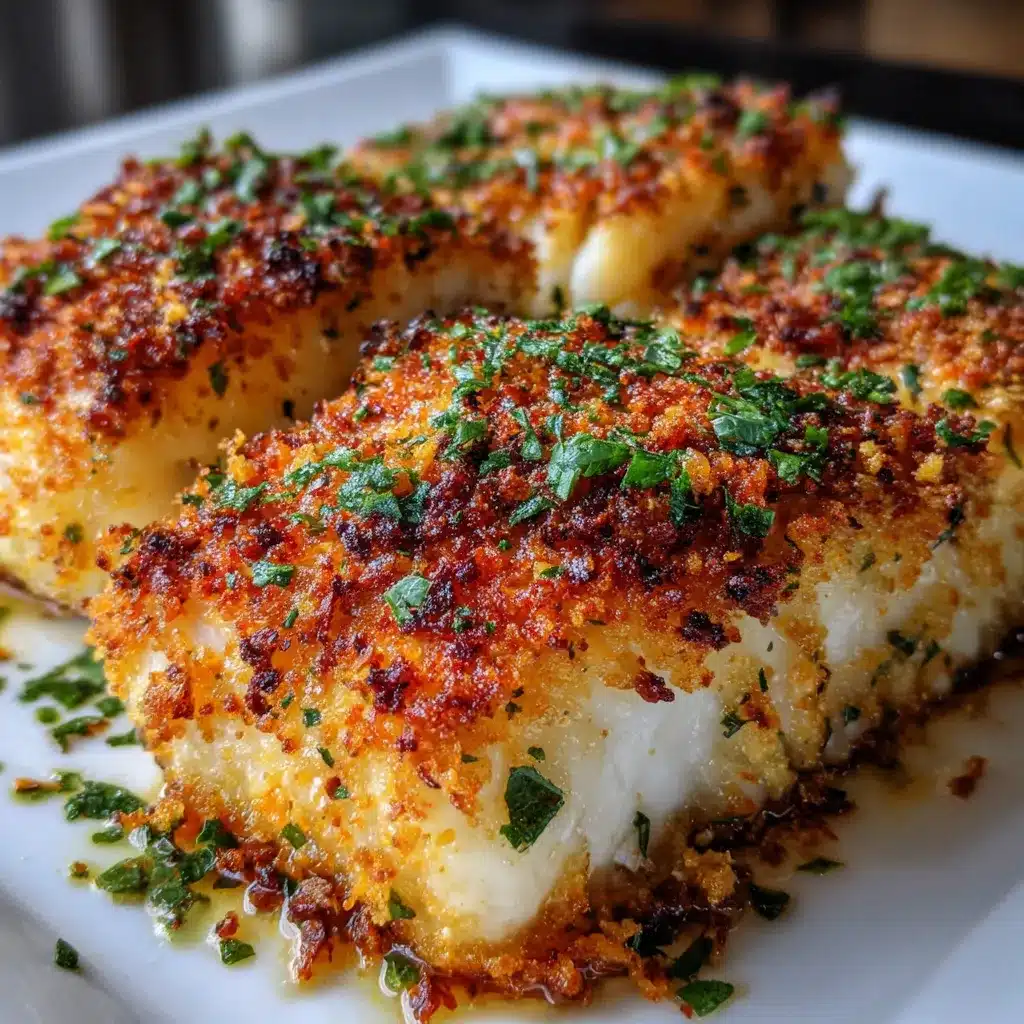 Perfect 30-Minute Garlic Parmesan Crusted Halibut