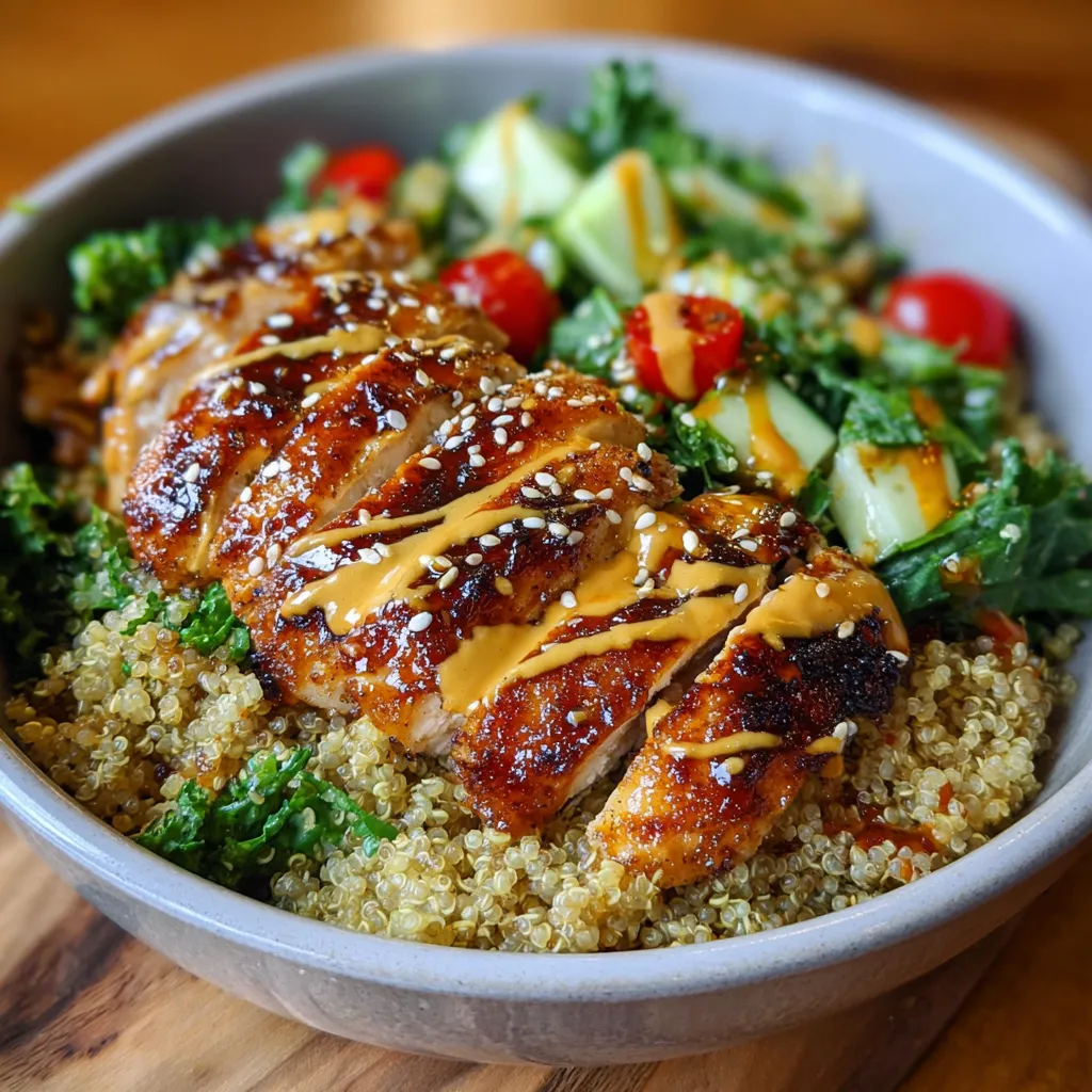Honey Mustard Chicken Quinoa Bowl: A Delightful Family-Style Meal ...