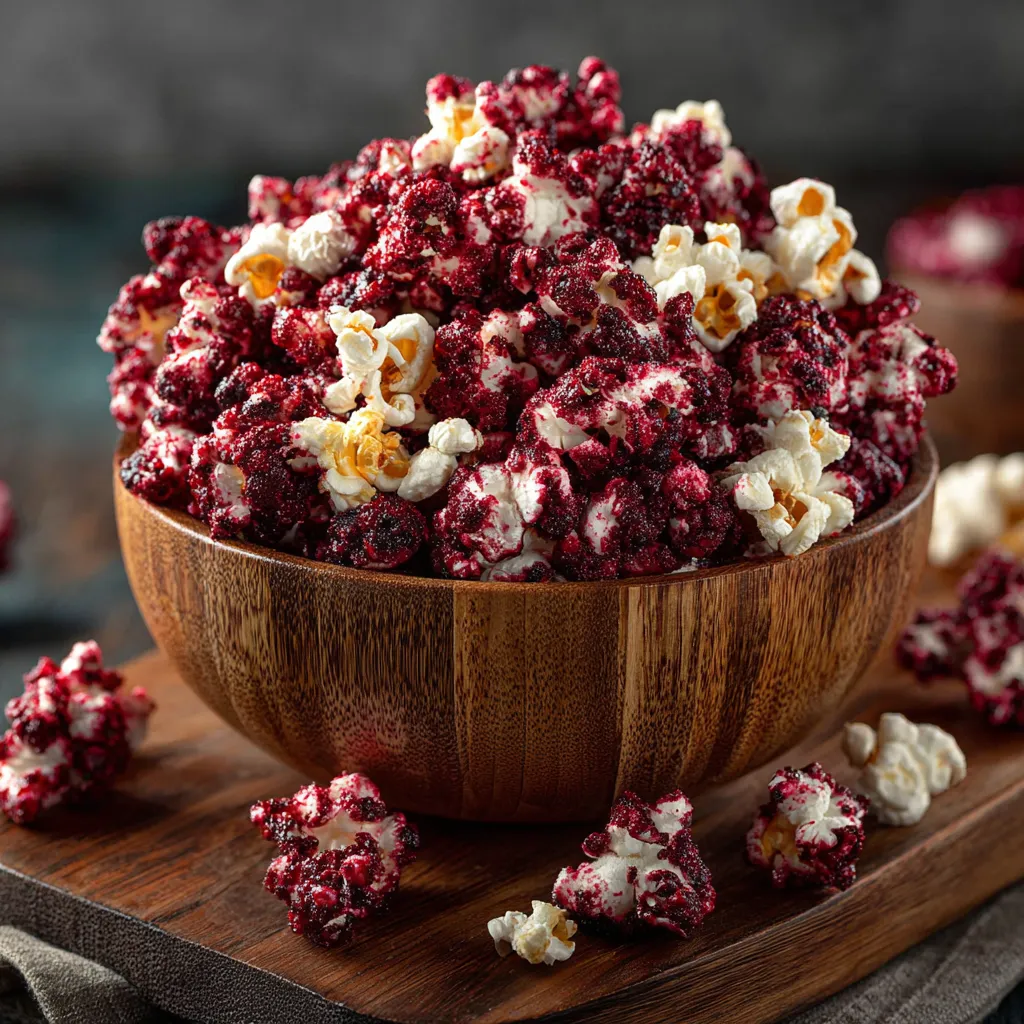Bloody Red Velvet Popcorn: A Surprisingly Delicious Treat - Forkful Kitchen