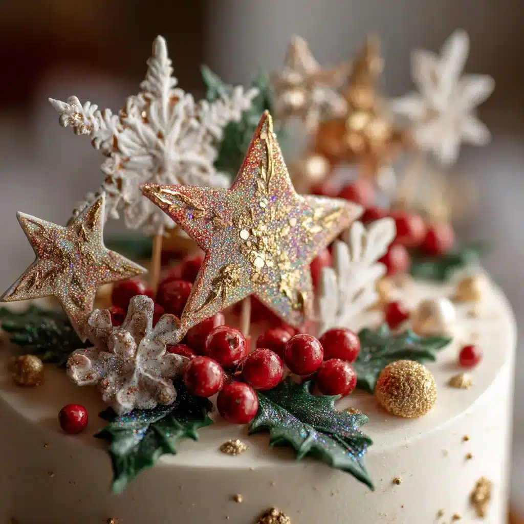 Christmas Cake Topper – A Delightful Festive Delight - Forkful Kitchen