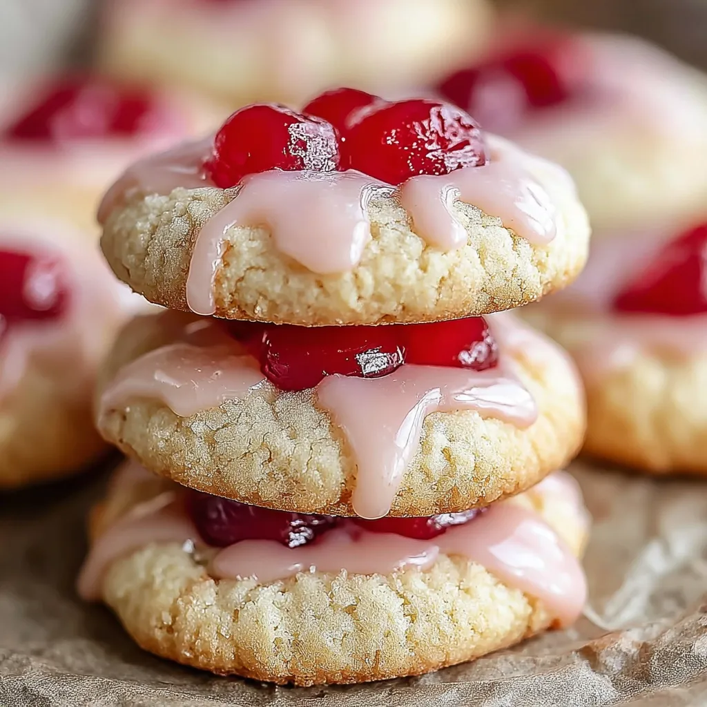 Almond Cherry Cookies – A Timeless Treat - Forkful Kitchen
