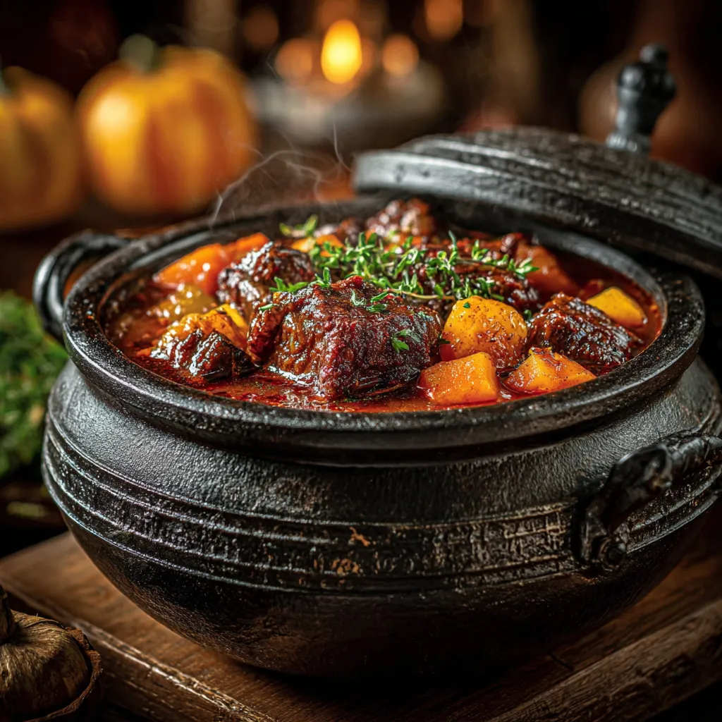 Witch’s Cauldron Beef Stew – A Hearty and Comforting Classic - Forkful ...