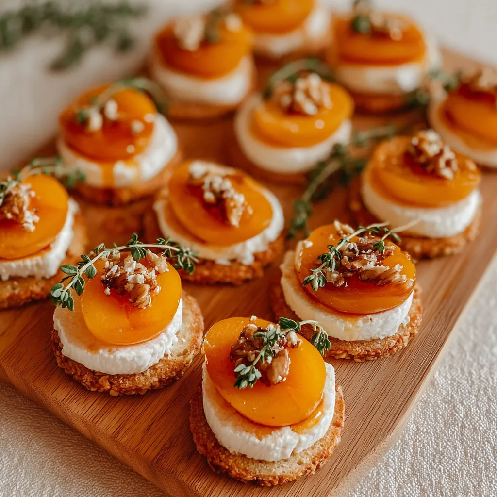 Apricot and Goat Cheese Appetizers – Express and Delightful - Forkful ...