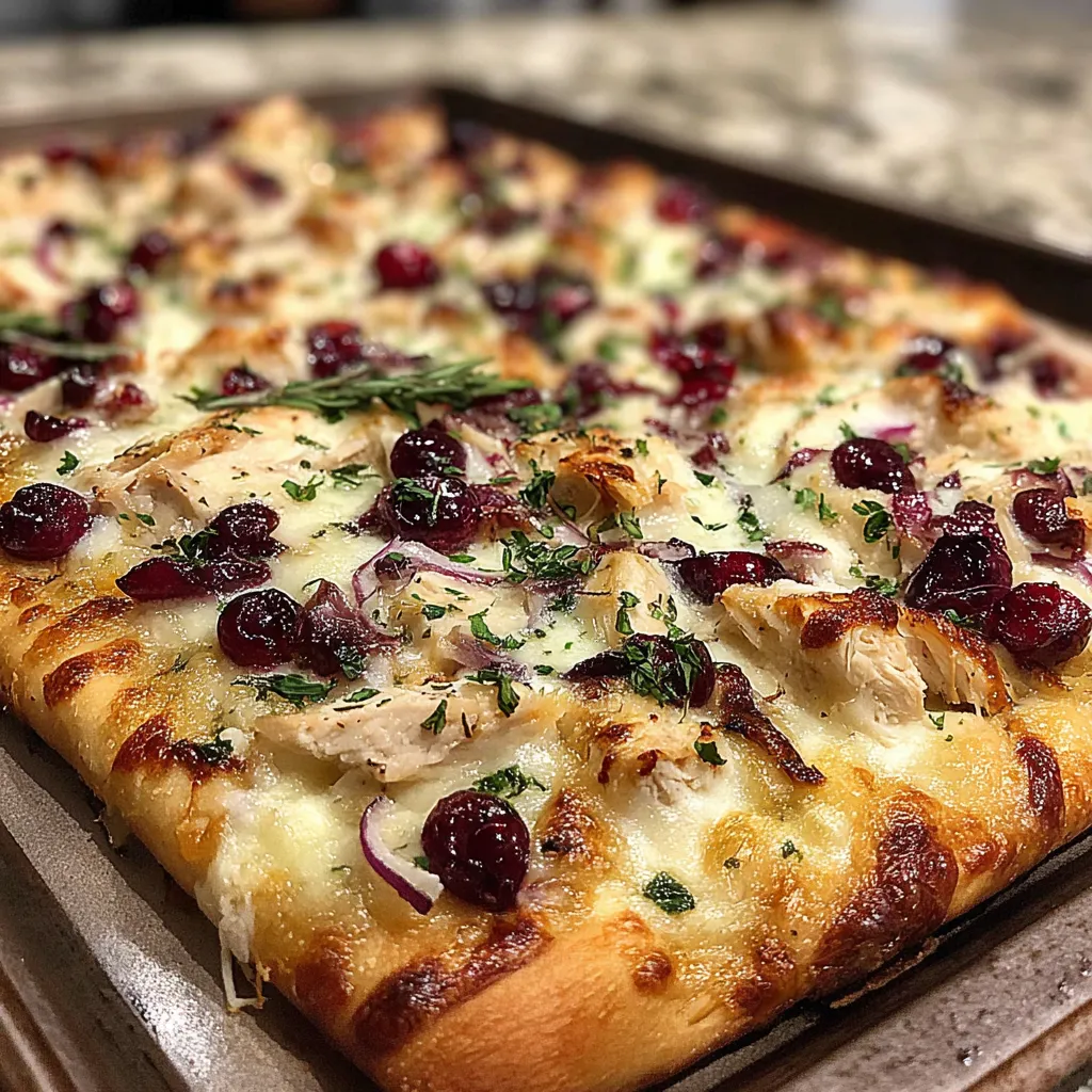 Cranberry Chicken & Brie Pizza – A Comforting Homemade Masterpiece ...