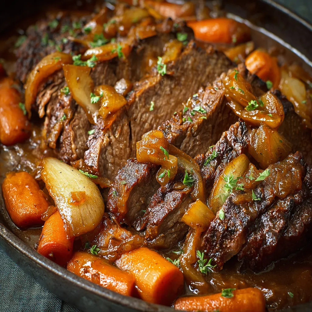 Jewish Braised Brisket: A 7-Hour Culinary Masterpiece - Forkful Kitchen