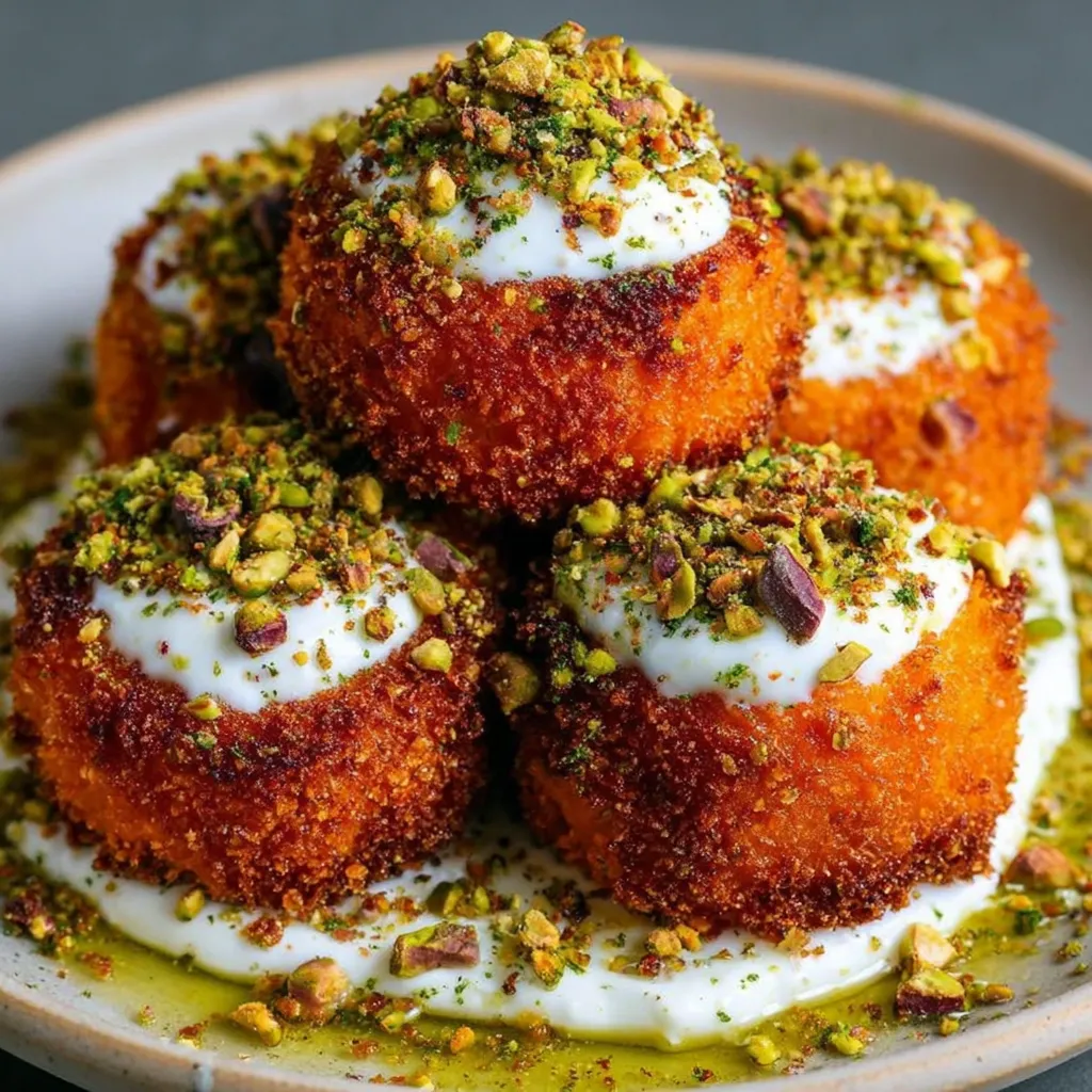 Sweet Potato Croquettes with Burrata Dip & Pistachio Crunch - Forkful ...