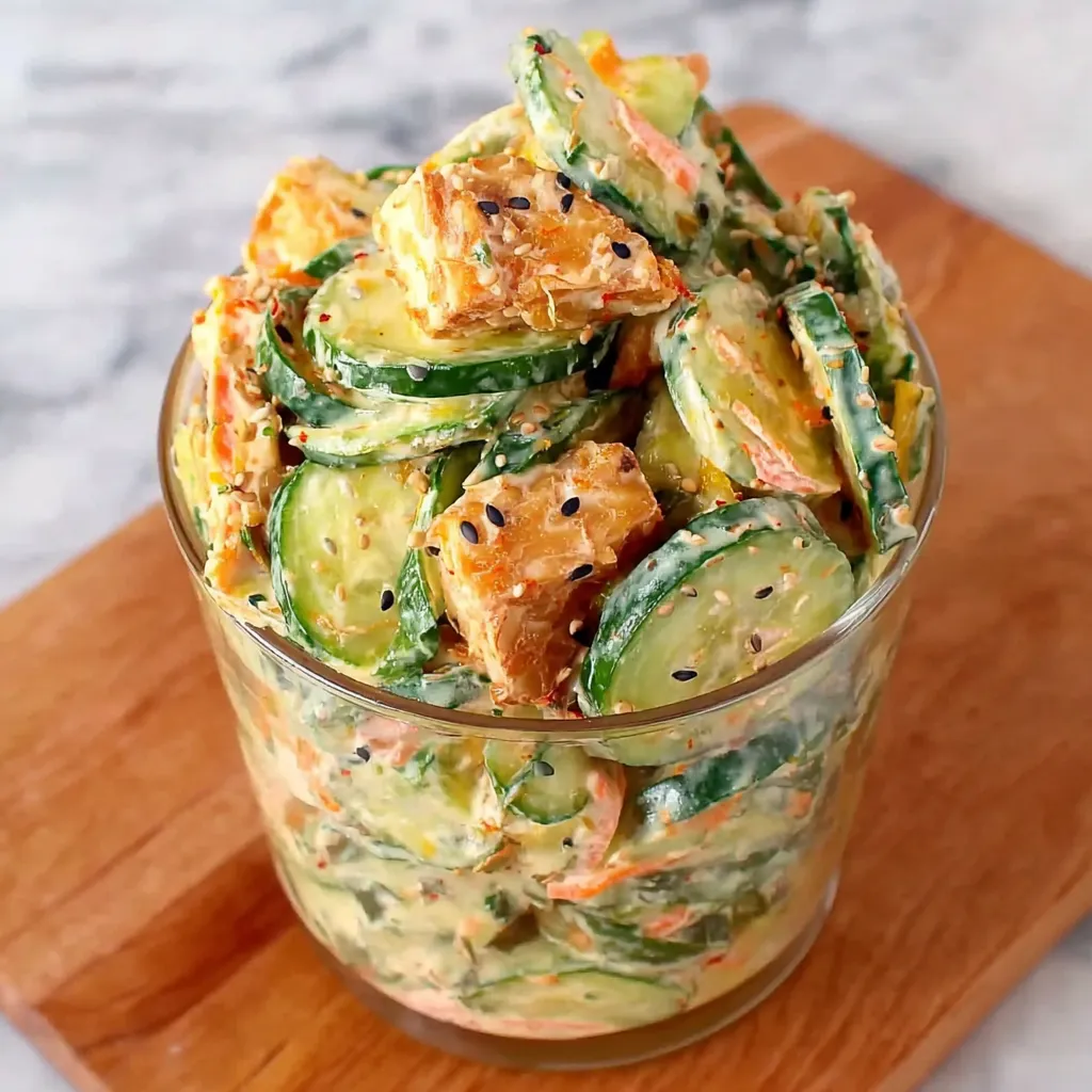 Asian Cucumber Salad with Crispy Tofu: A Delightful Fresh and Crunchy ...