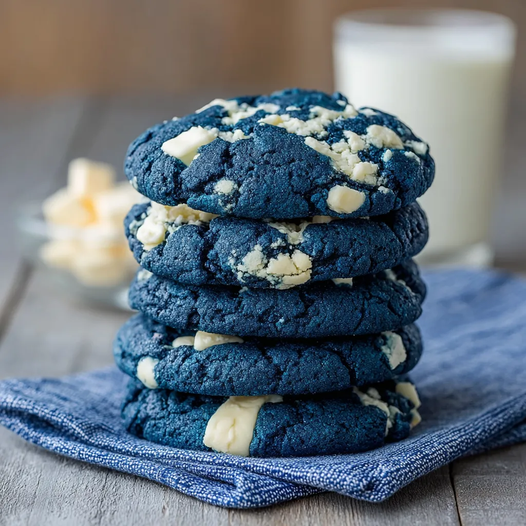 Blue Velvet Cookies – A Delectable Delight - Forkful Kitchen