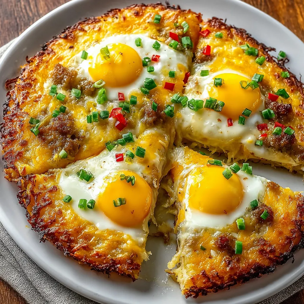 Breakfast Pizza Hash Brown Crust: A Quick and Comforting Family-Style ...