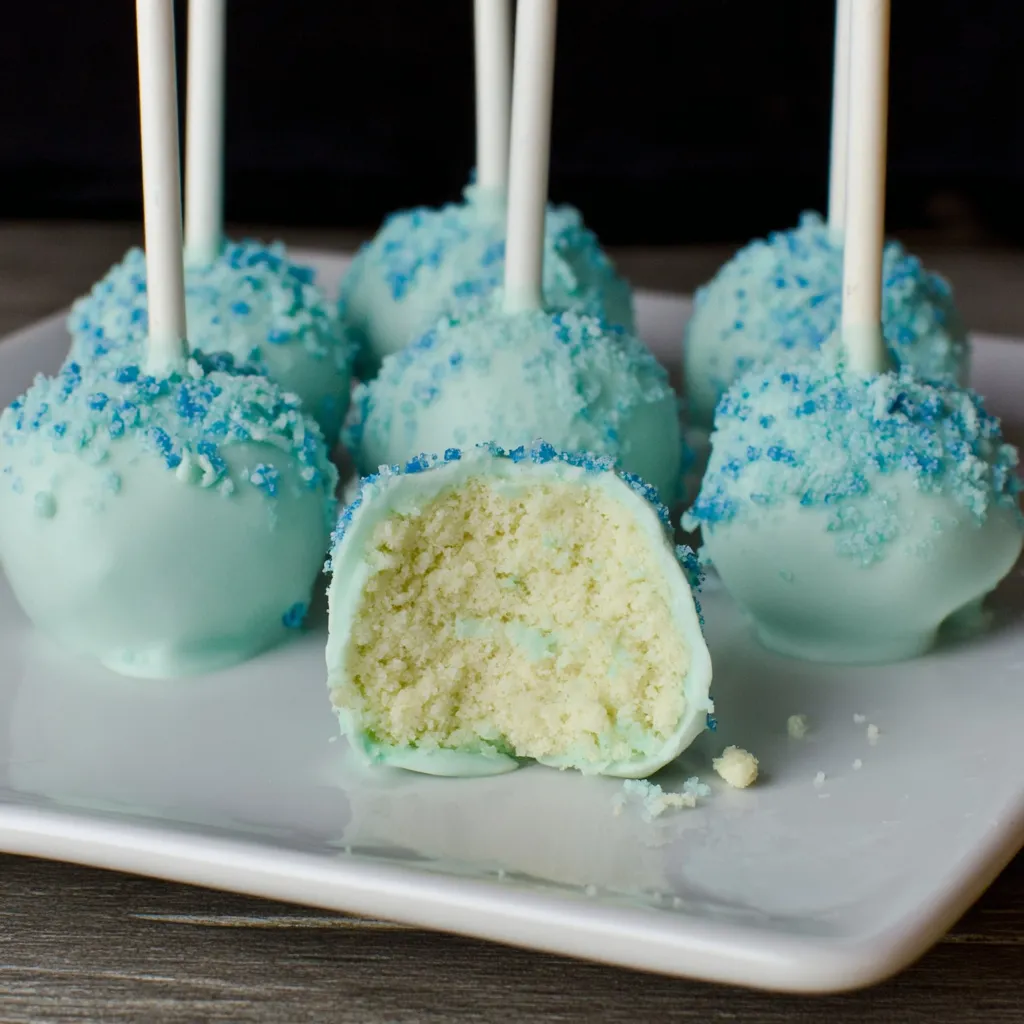 Glacier Blue Velvet Cake Pops – A Comforting Classic - Forkful Kitchen