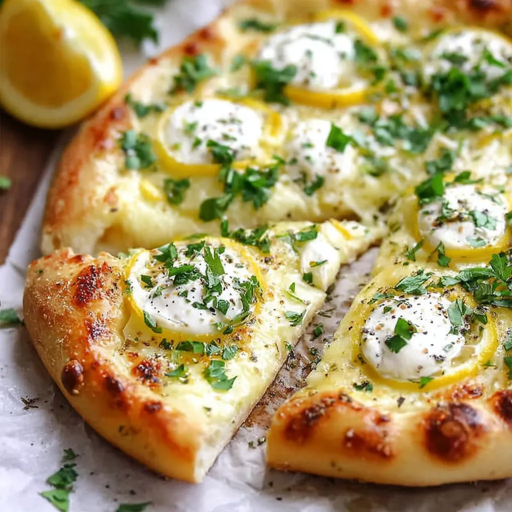 Lemon Pizza with Fresh Herbs – An Effortless Homemade Delight - Forkful ...