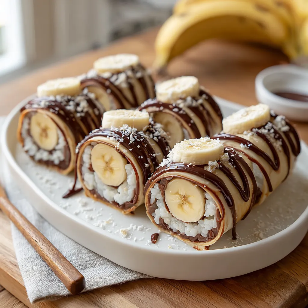 Nutella & Banana Sushi Rolls: A Quick and Delicious Treat - Forkful Kitchen
