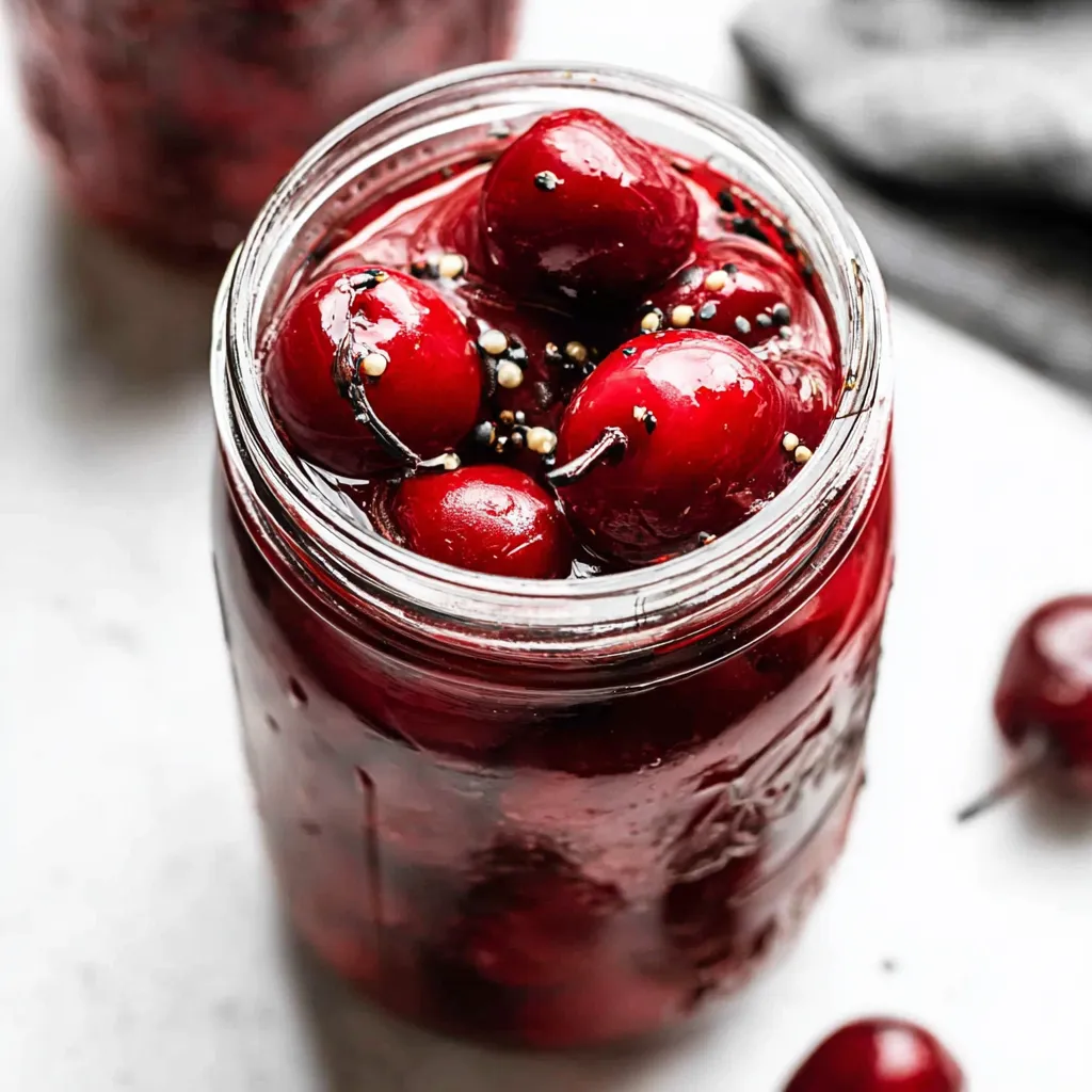 Classic Pickled Cherries – Ready in 30 Minutes! - Forkful Kitchen