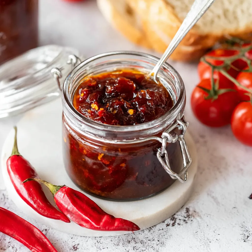 Tomato Chilli Jam – A Quick & Tasty Homemade Condiment - Forkful Kitchen