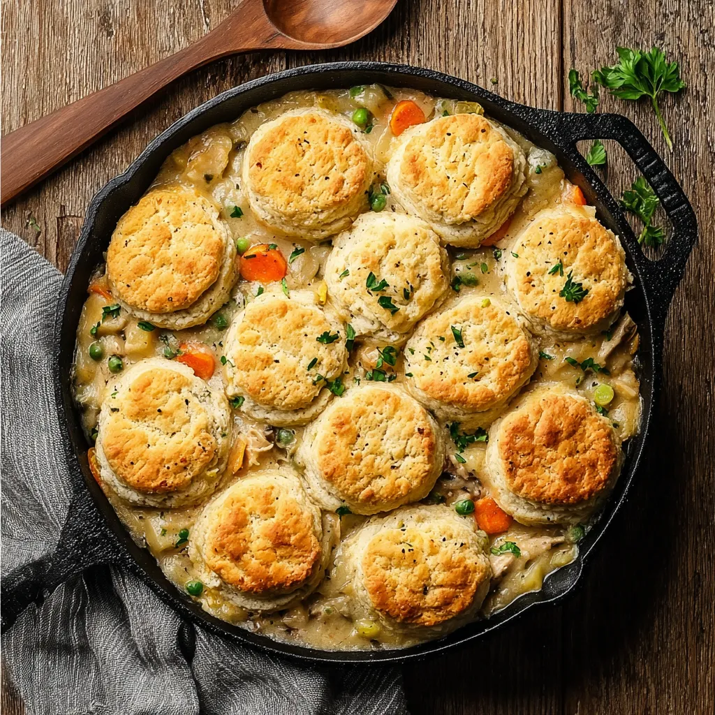 Chicken Pot Pie with Biscuit Topping: A Delectable Comfort Food Classic ...