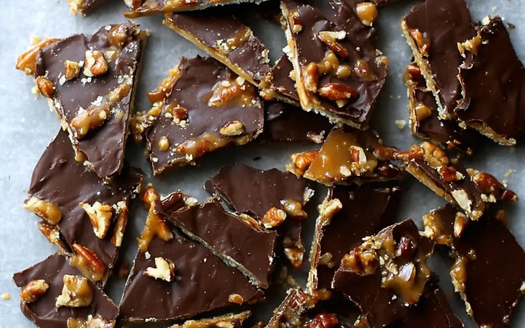 Chocolate Espresso Pecan Toffee: A Decadent Delight - Forkful Kitchen