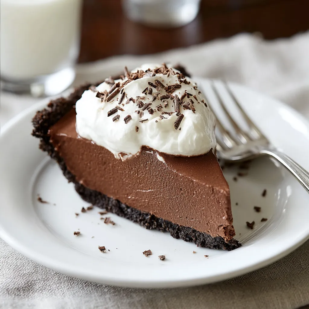 Chocolate Silk Pie: A Classic Dessert Made Easy - Forkful Kitchen