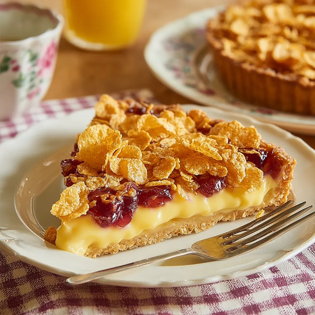 Cornflake Tart (Old School) – A Nostalgic Dessert Delight - Forkful Kitchen