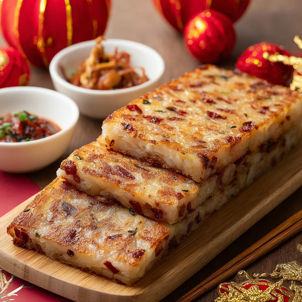 Gold Bar Daikon Radish Cake (Lo Bak Go): A Traditional Delicacy Made ...