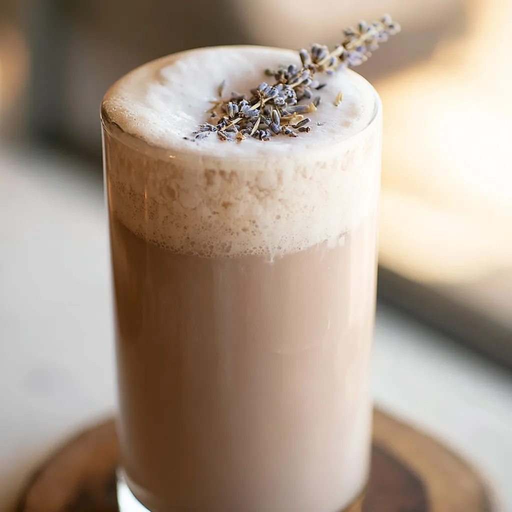 Lavender Oat Milk Draft Latte: A Quick and Cozy Pick-Me-Up - Forkful ...