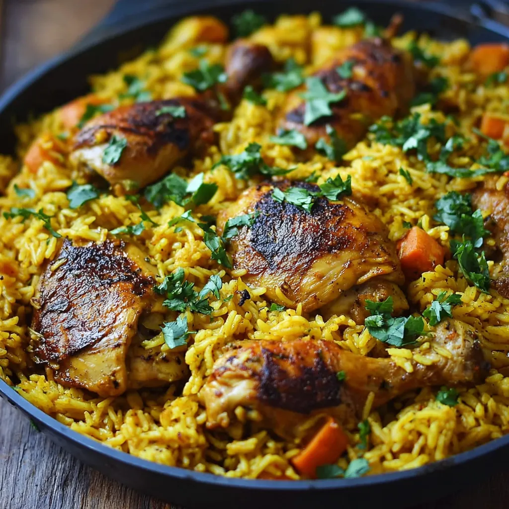 Moroccan Chicken Rice: A Homemade Delight in Just 30 Minutes - Forkful ...