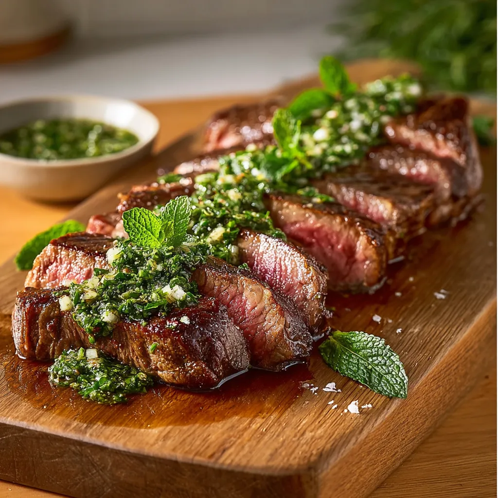 Roasted Steaks with Mint Gremolata: A Mouthwatering Family-Style Meal ...