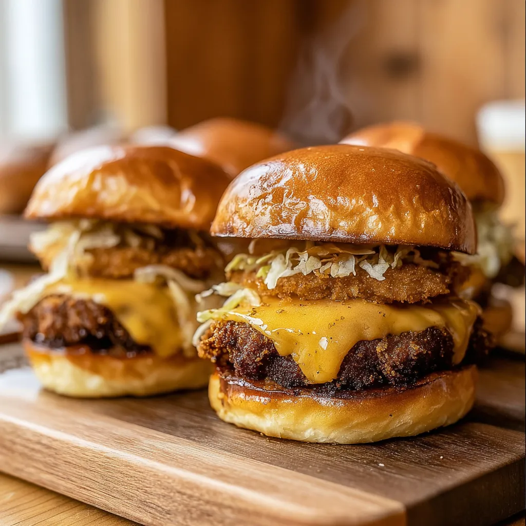 Tallow-Fried Smash Sliders - Forkful Kitchen