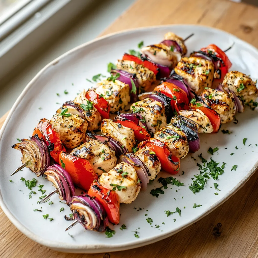 Chicken Kabobs - Forkful Kitchen