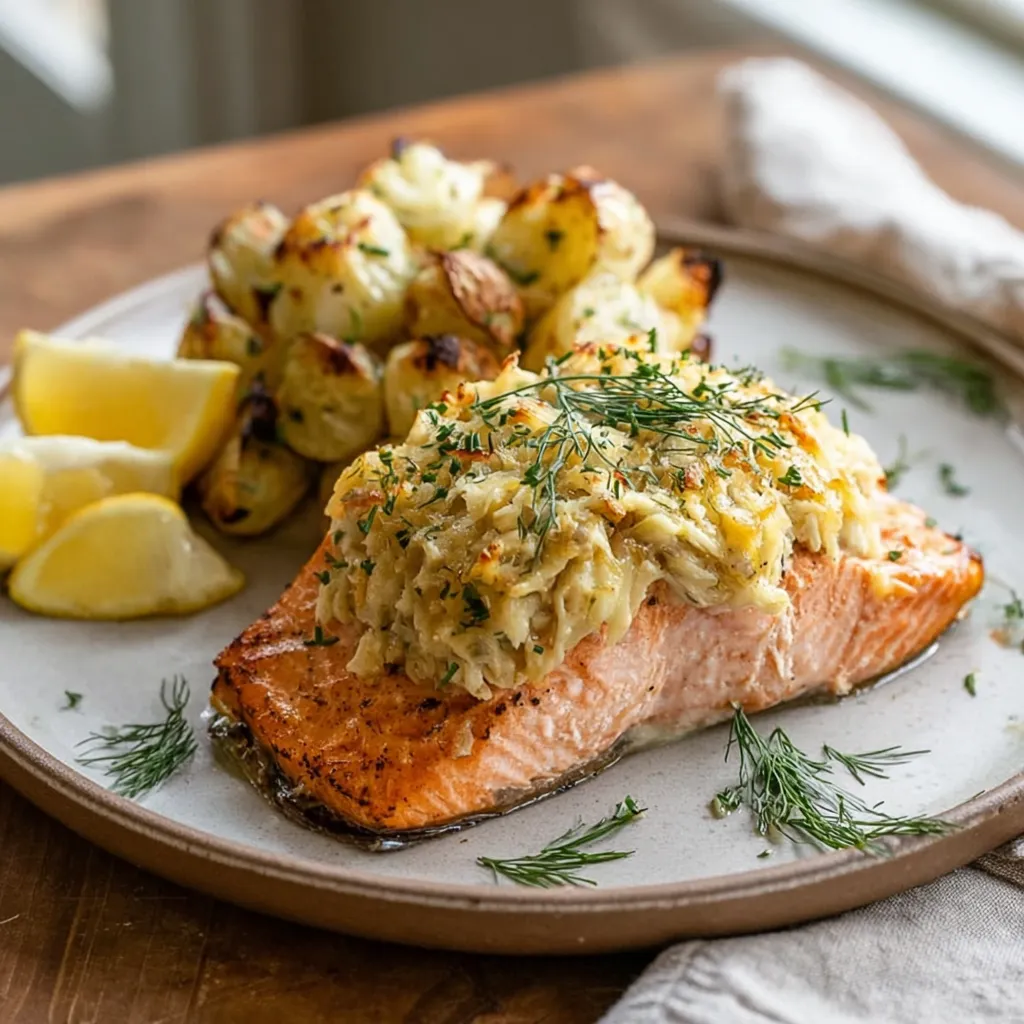 Crab-Stuffed Salmon Fillets - Forkful Kitchen