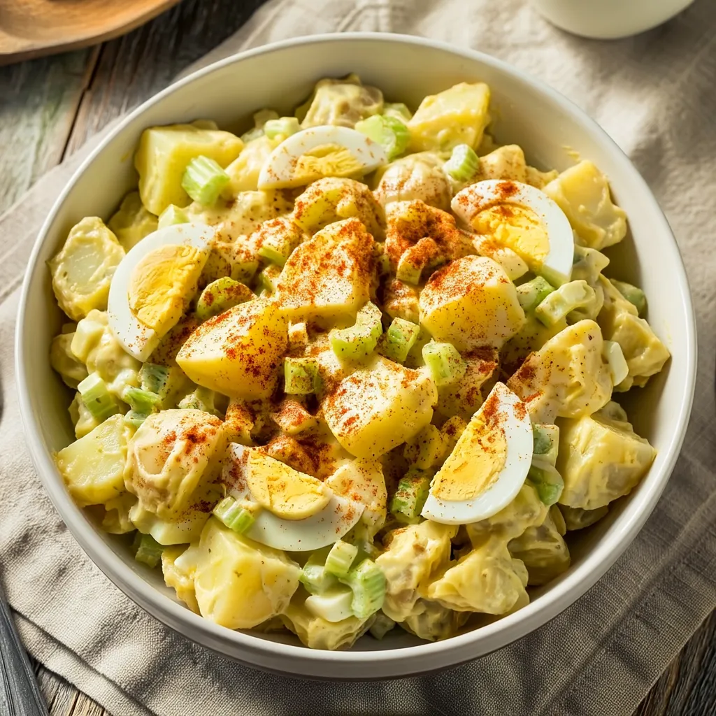 Old Fashioned Mustard Potato Salad - Forkful Kitchen